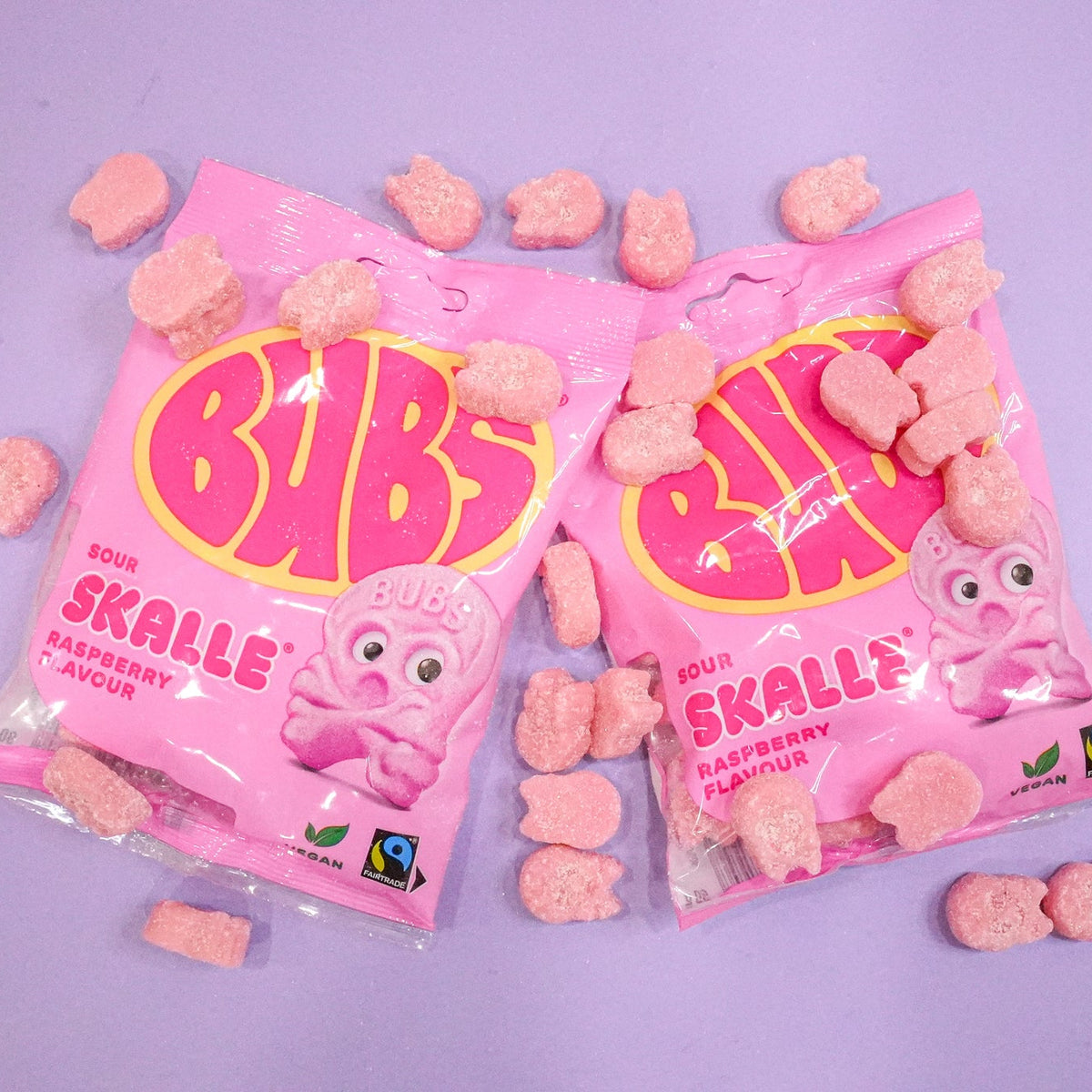BUBS Cool Raspberry Skulls – Sukar